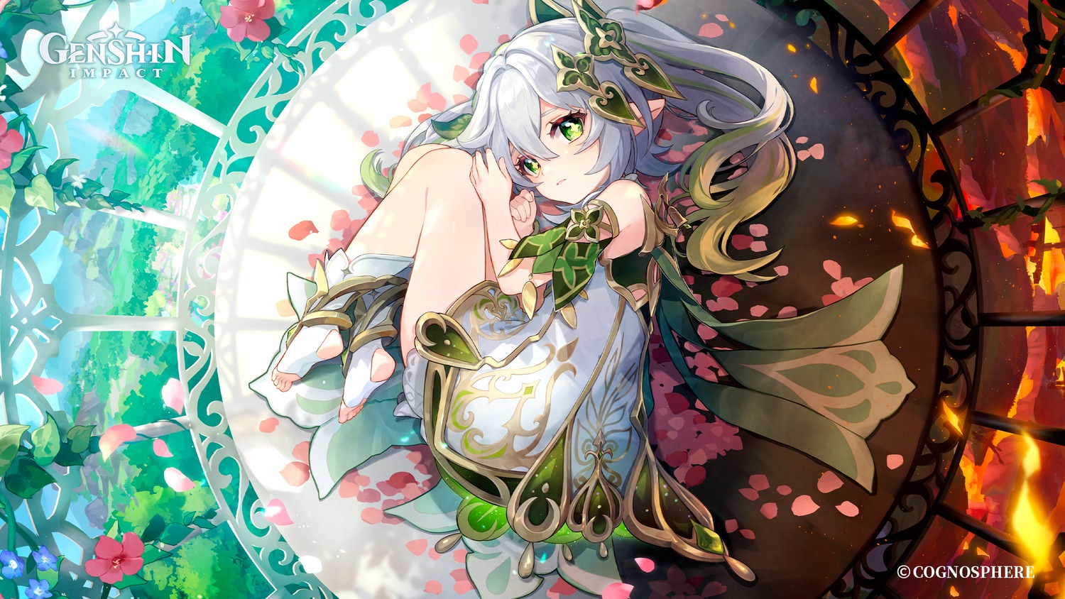 genshin impact nahida dress pointy ears tagme wallpaper | #1040538 | yande.re